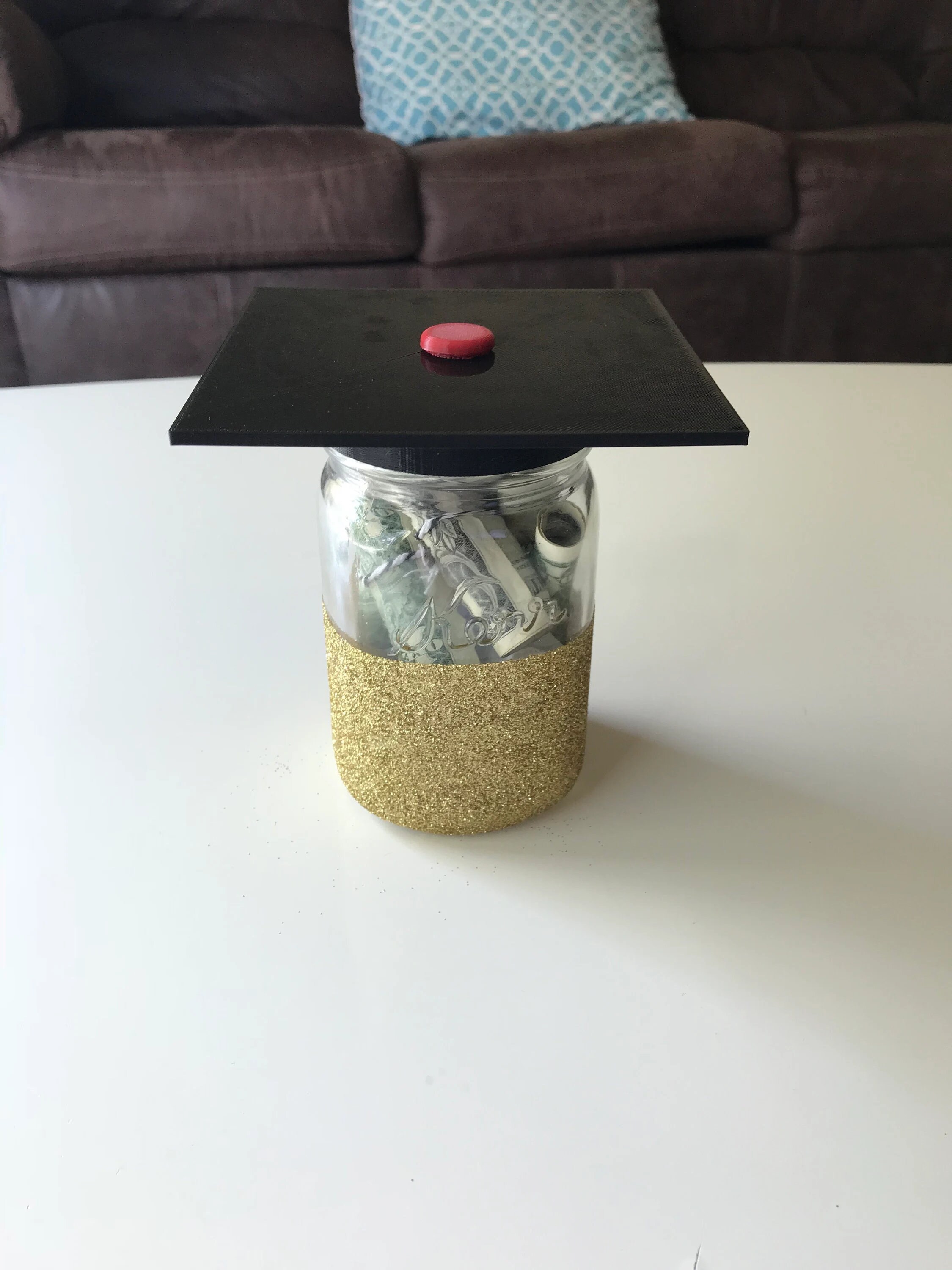 Graduation Cap for Mason Jar, 3D Printed With Plastic, College ...