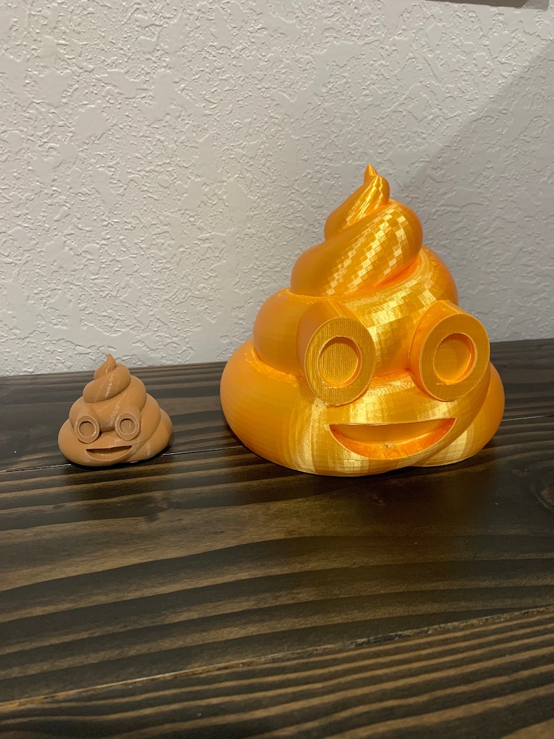 MEGA Size Poop Emoji Gag Gift, 3D Printed With Plastic - Etsy