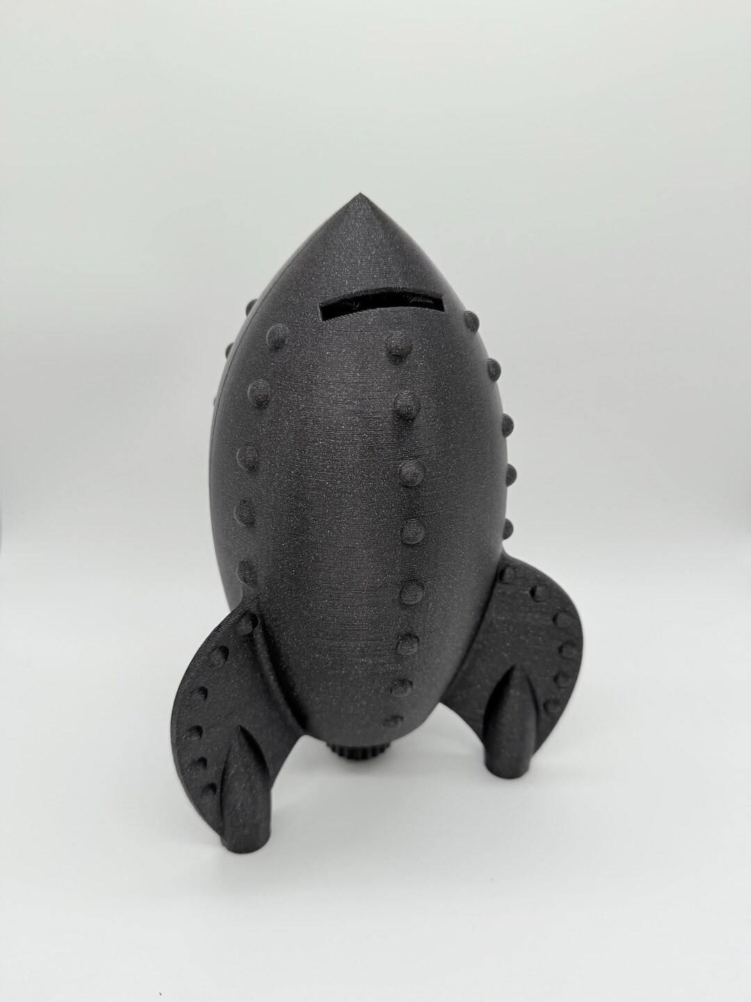 SPACESHIP COIN BANK 3D Printed Rocket Spacecraft Outer Space Nasa Piggy ...