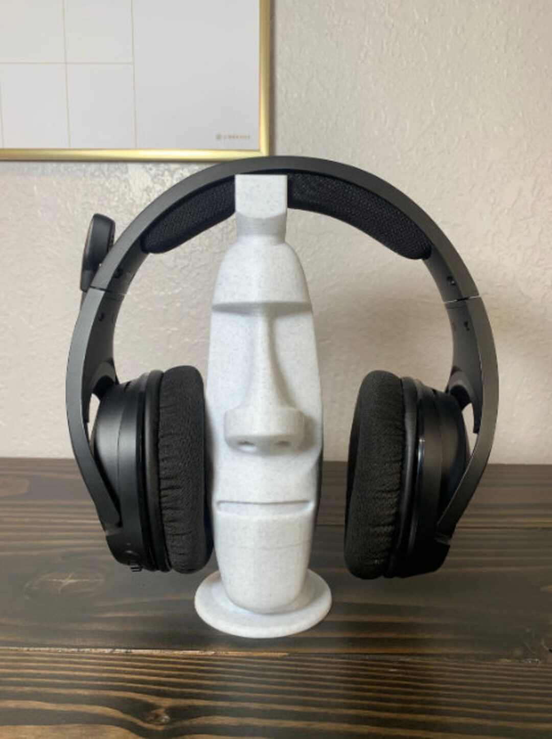 Moai Statue Headphone Holder, Gaming Headset Stand, Headphone Holder ...