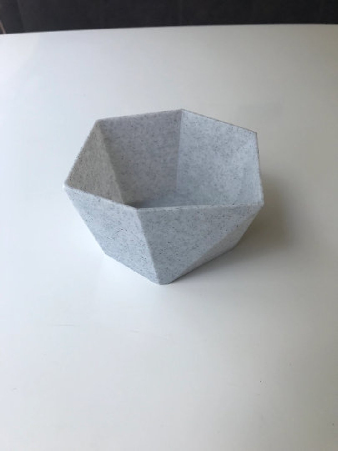 Geometric Key & Change Dish, 3D Printed With Plastic - Etsy