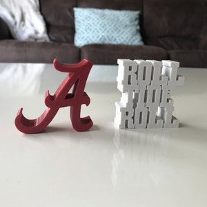 Alabama Desk Set, 3D Printed With Plastic - Etsy