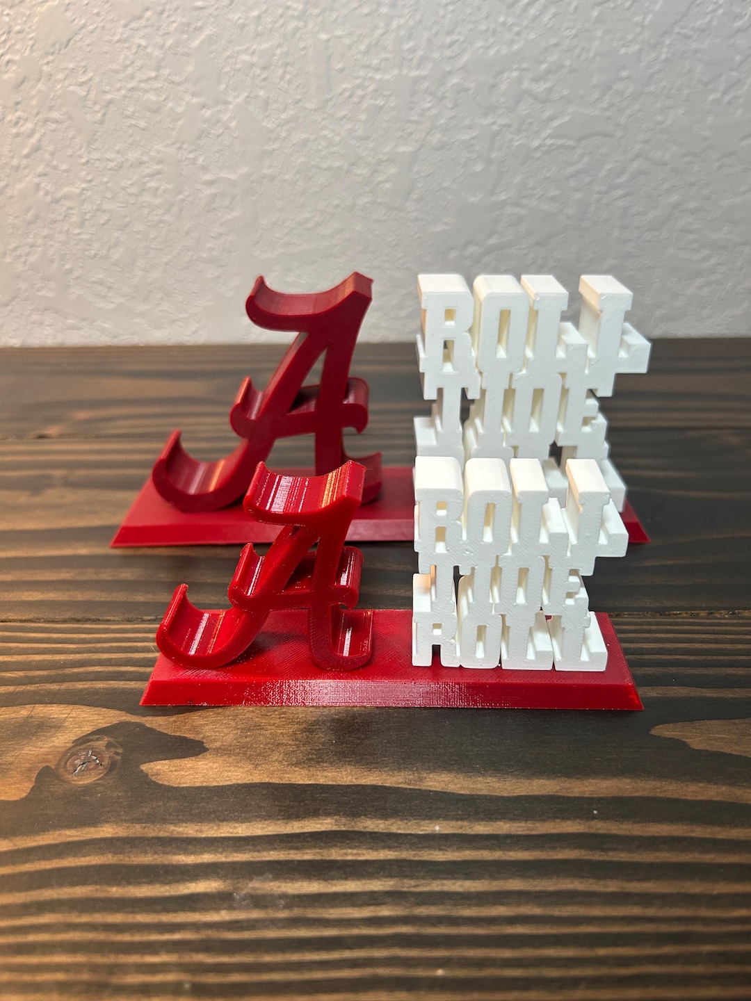 Large Alabama Desk Set, 3D Printed With Plastic - Etsy