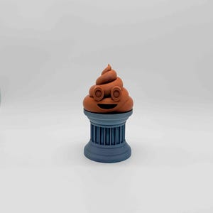 Poop Emoji Trophy, 3D Printed With Plastic - Etsy