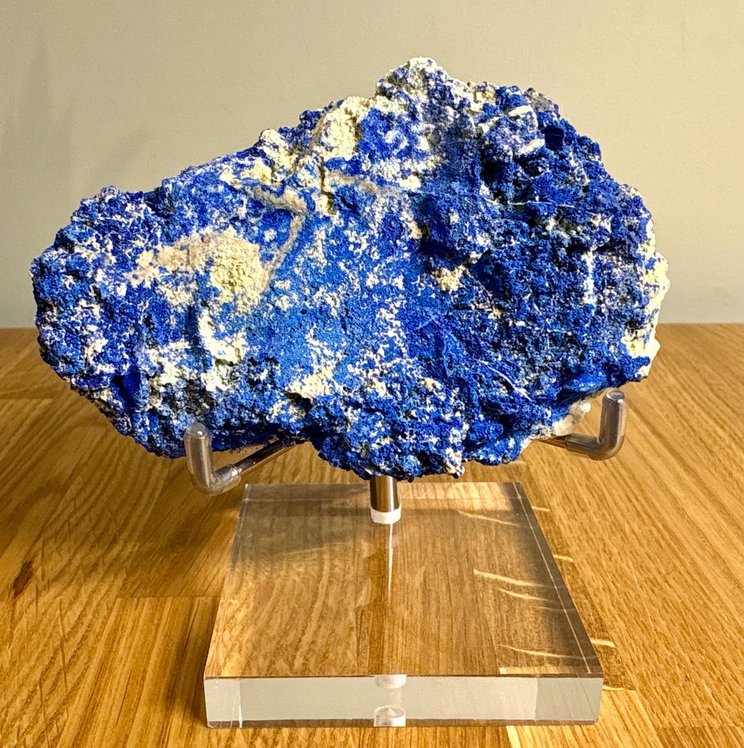 Azurite Specimen – Deep Blue Mineral, Third Eye Chakra Healing Natural ...