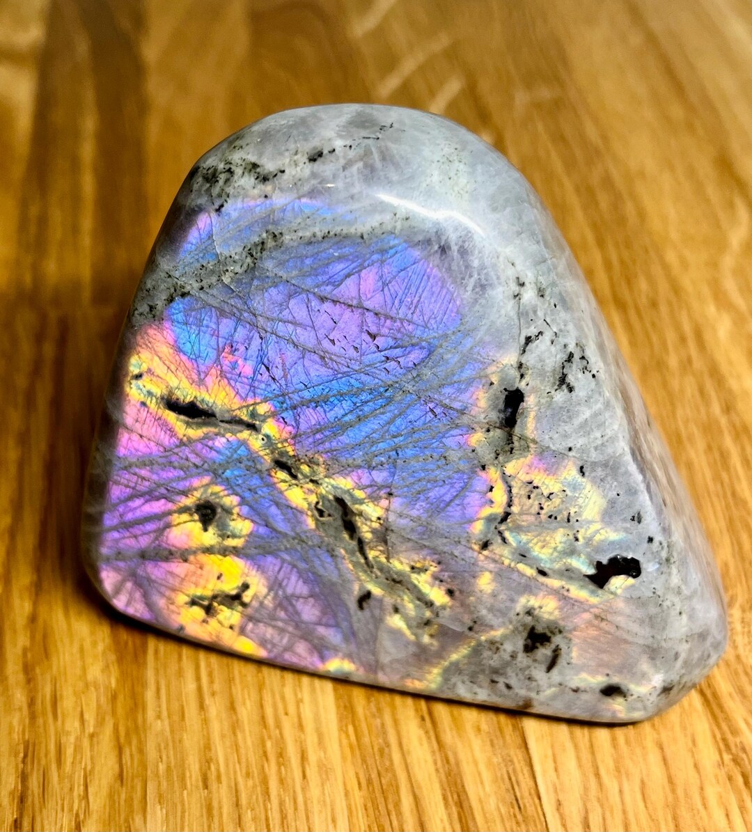 Purple Flash Labradorite Freeform: Iridescent Sunset Spectrolite ...