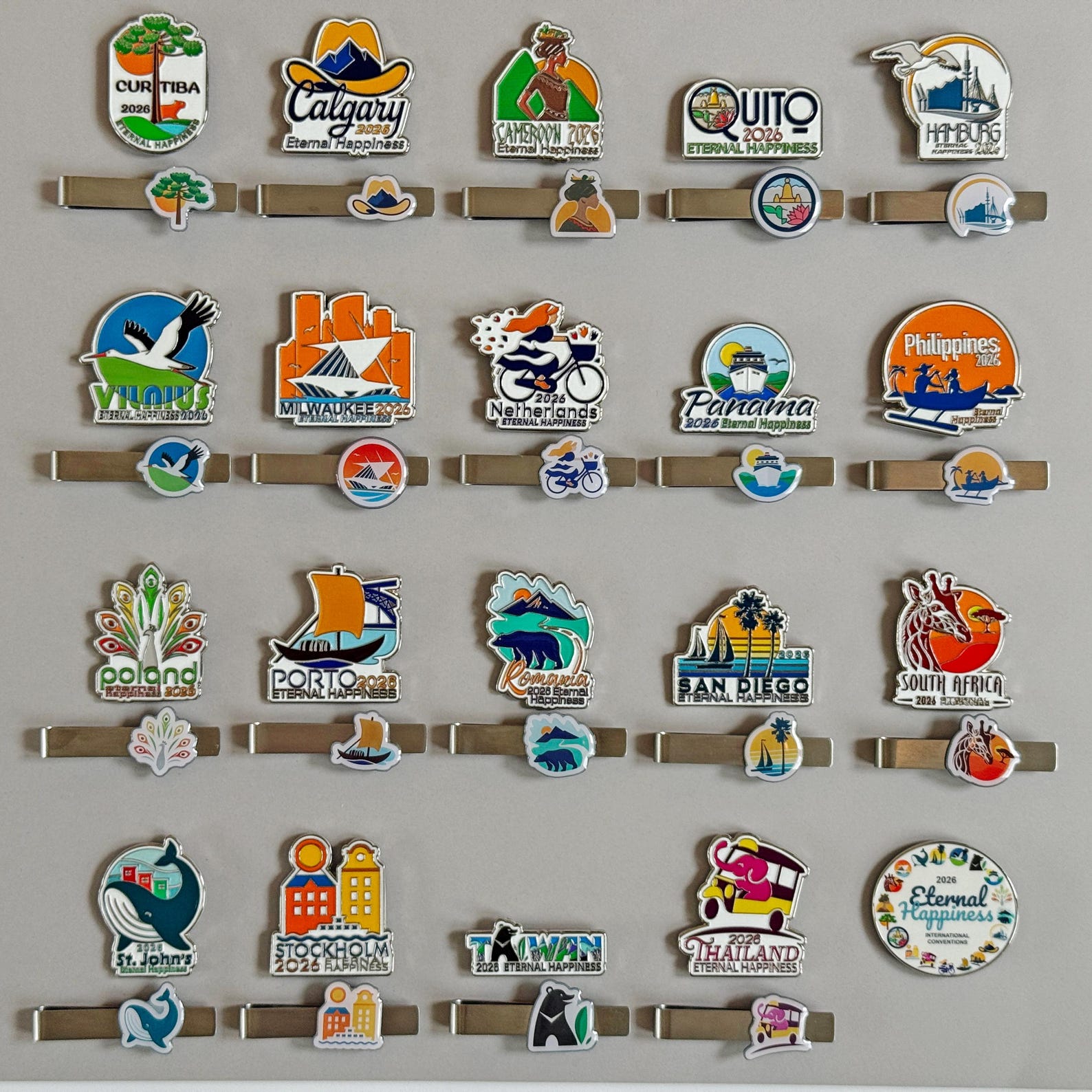2026 International Eternal Happiness Convention Lapel Pins - Etsy
