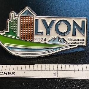 JW Pins. 2024 JW Special Convention Pins Lyon Declare the Good News - Etsy