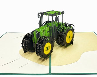 Tractor Pop up Card - Etsy