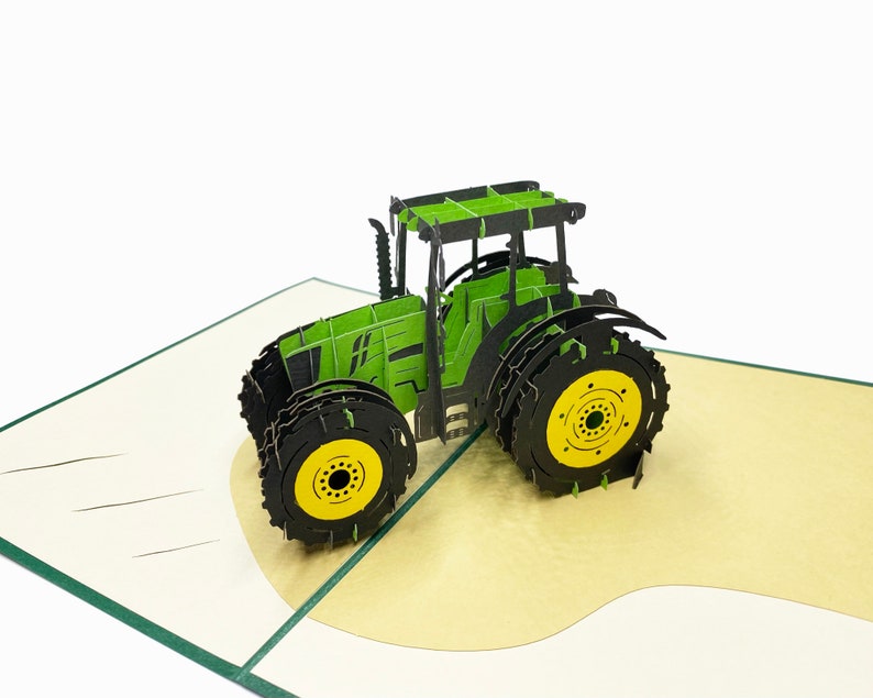 3D Tractor Pop up Card Fathers Day Retirement Birthday - Etsy