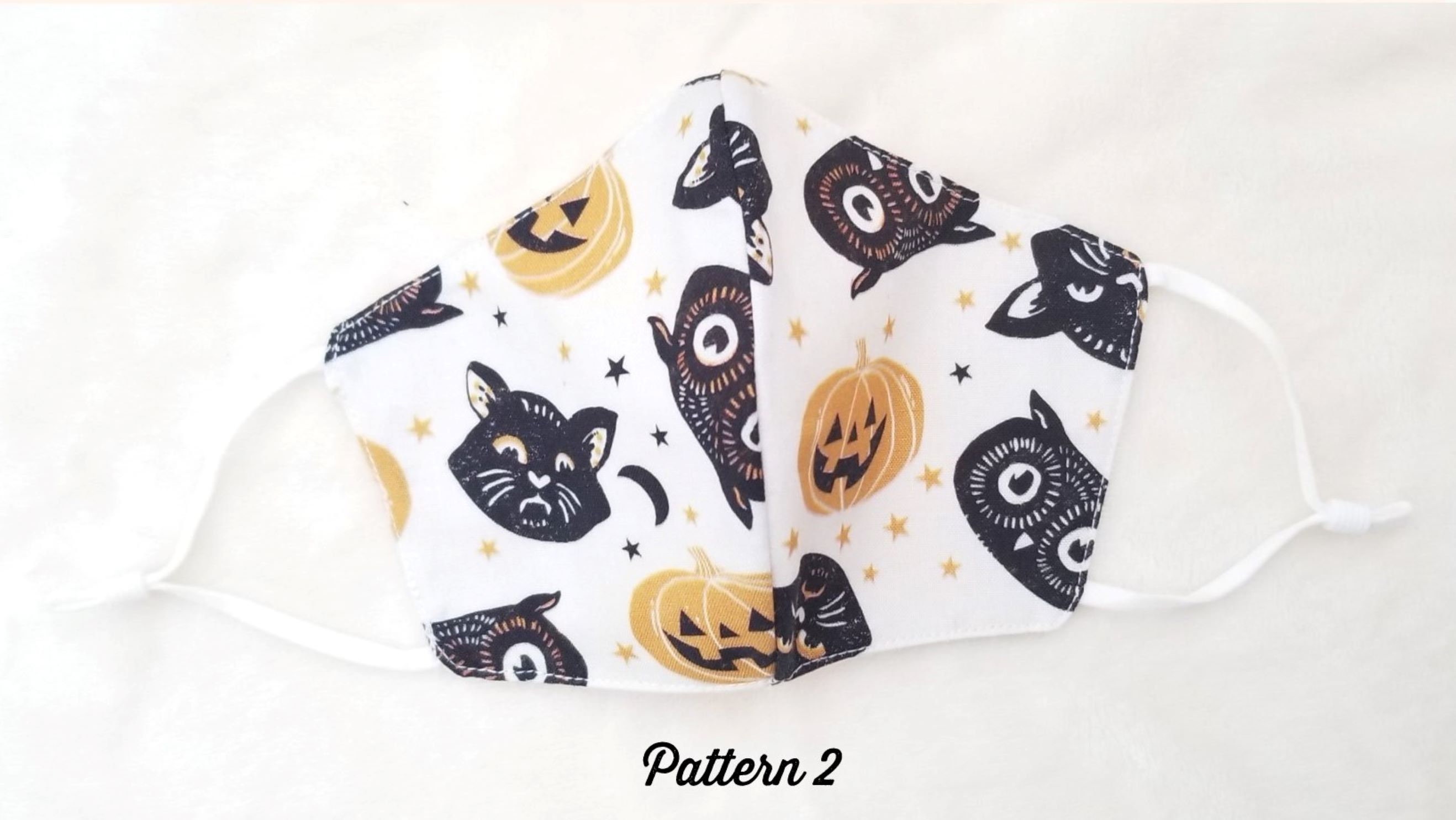 Halloween Face Mask, Breathable Cotton Reusable Washable Mask With ...