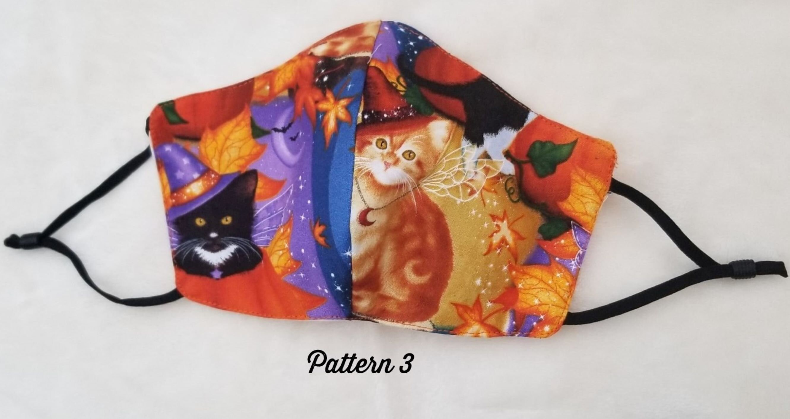 Halloween Face Mask, Breathable Cotton Reusable Washable Mask With ...