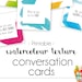Conversation Starter Ice Breaker Cards - Etsy