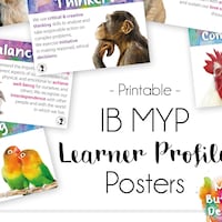 IB Learner Profile Posters PYP Classroom IB Pyp Posters - Etsy