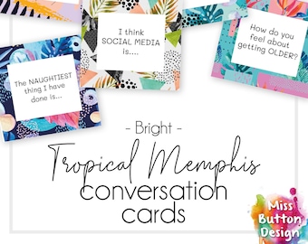 Conversation Starter Ice Breaker Cards - Etsy