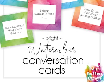 Conversation Starter Ice Breaker Cards - Etsy