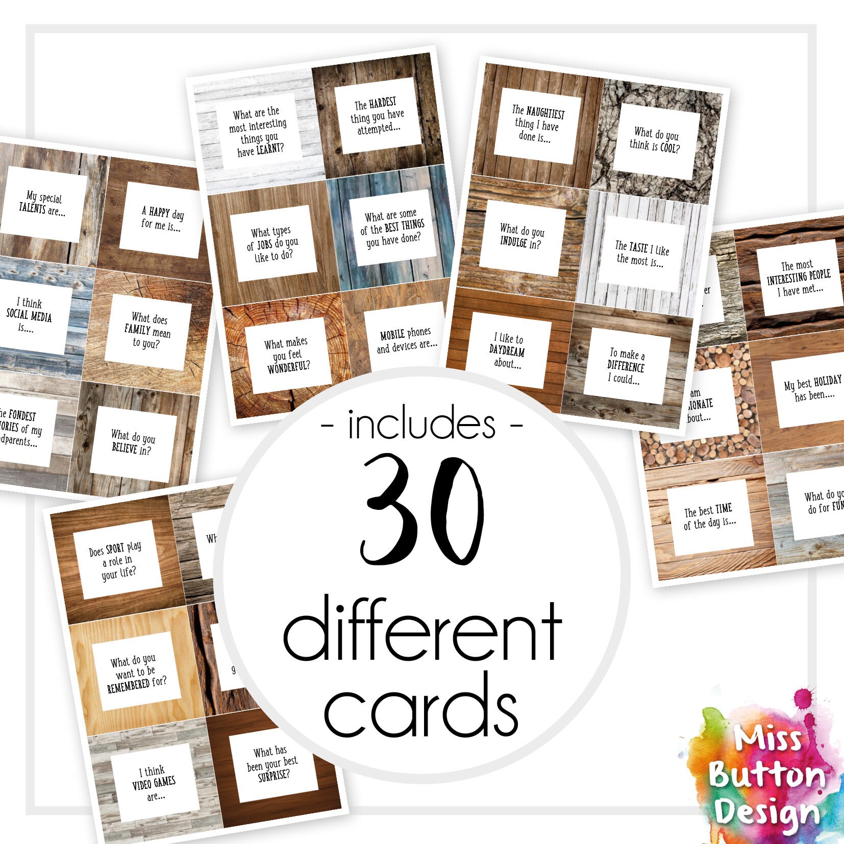 Conversation Starter Ice Breaker Cards - Etsy Australia