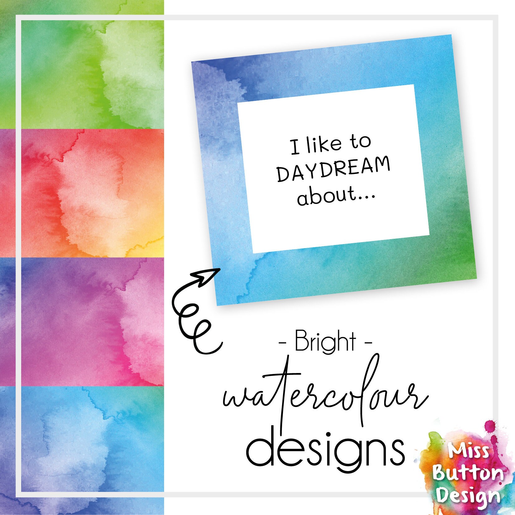 Conversation Starter Ice Breaker Cards - Bright Watercolour Design - Etsy