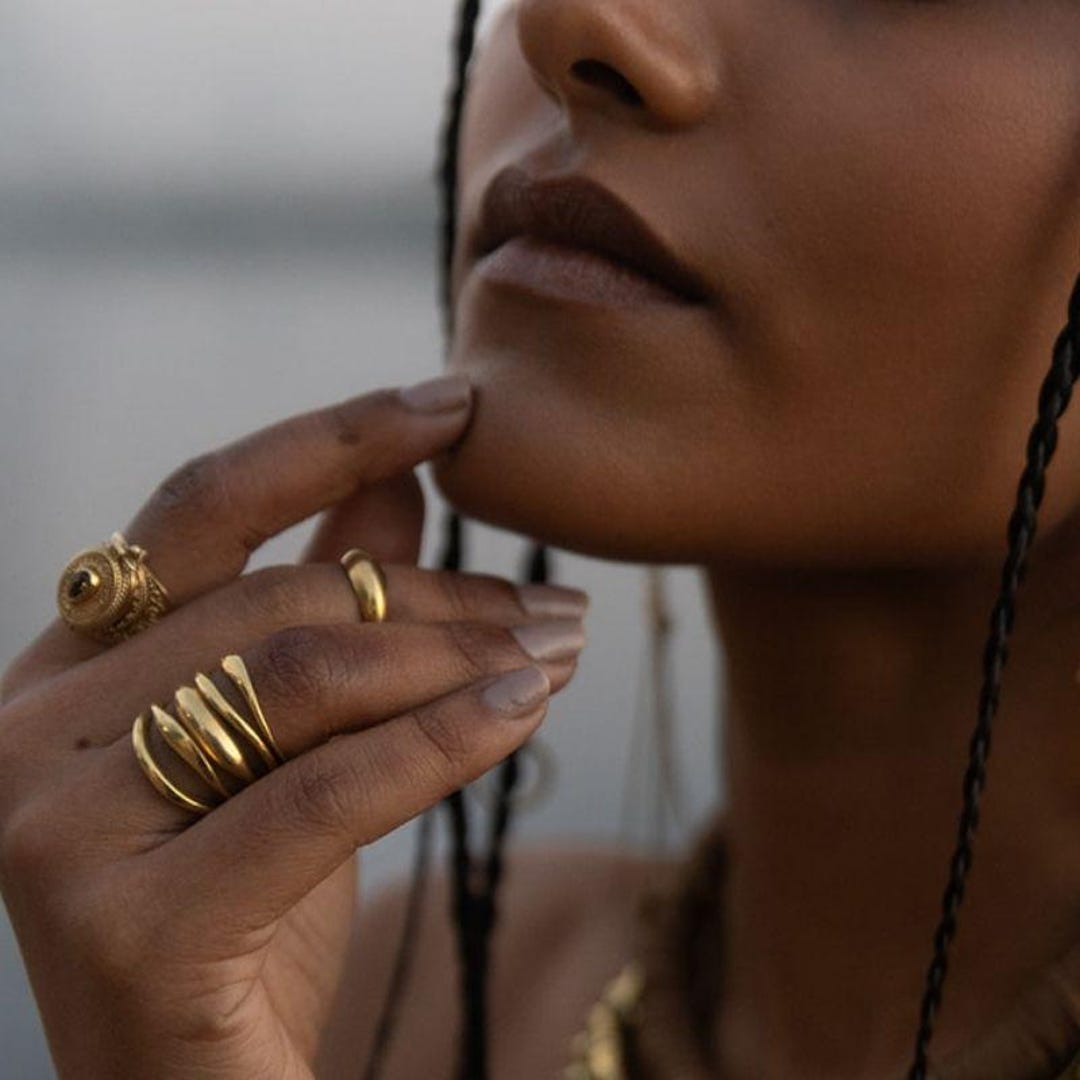 La Mer | Ring - Brass - Etsy