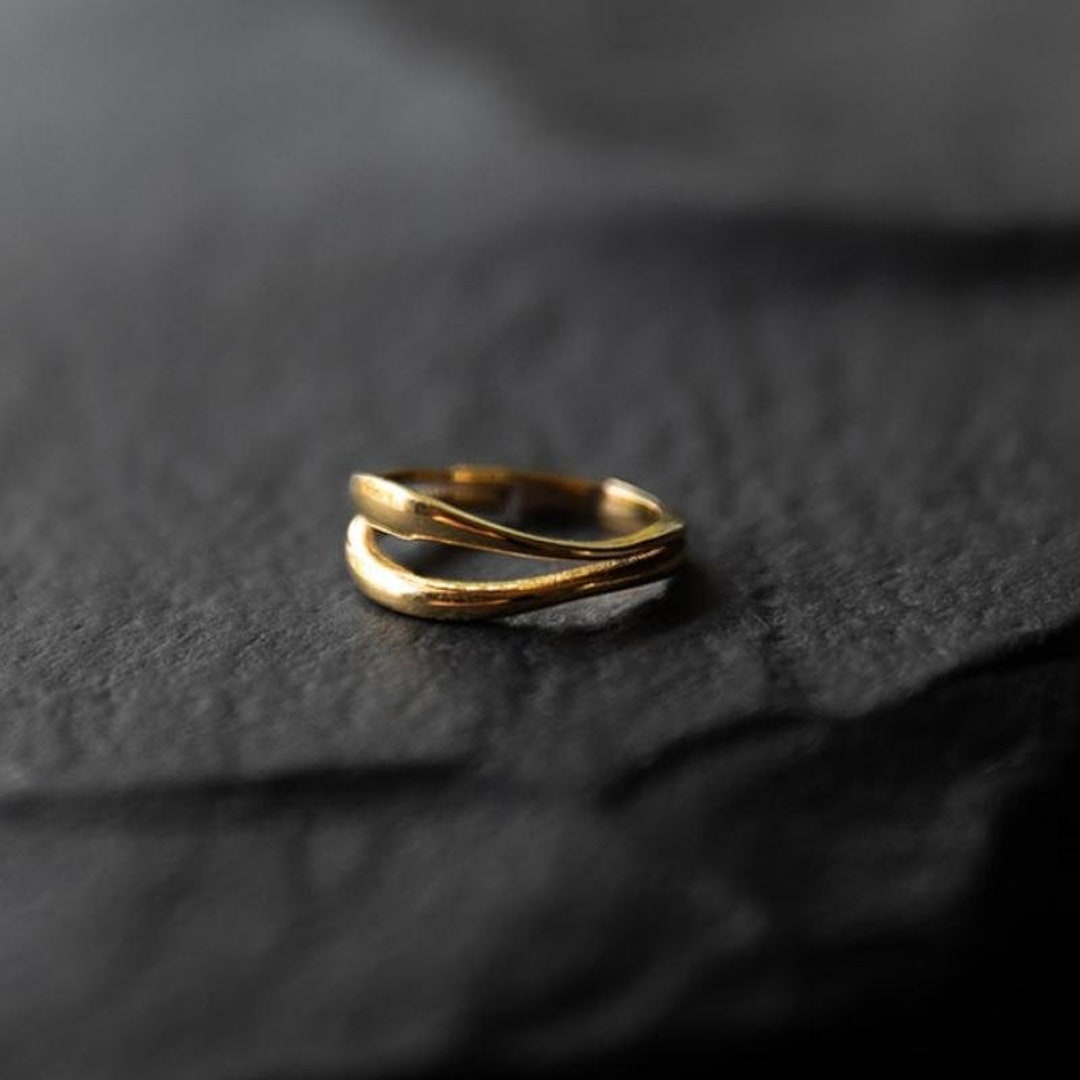 La Mer Ring Brass - Etsy