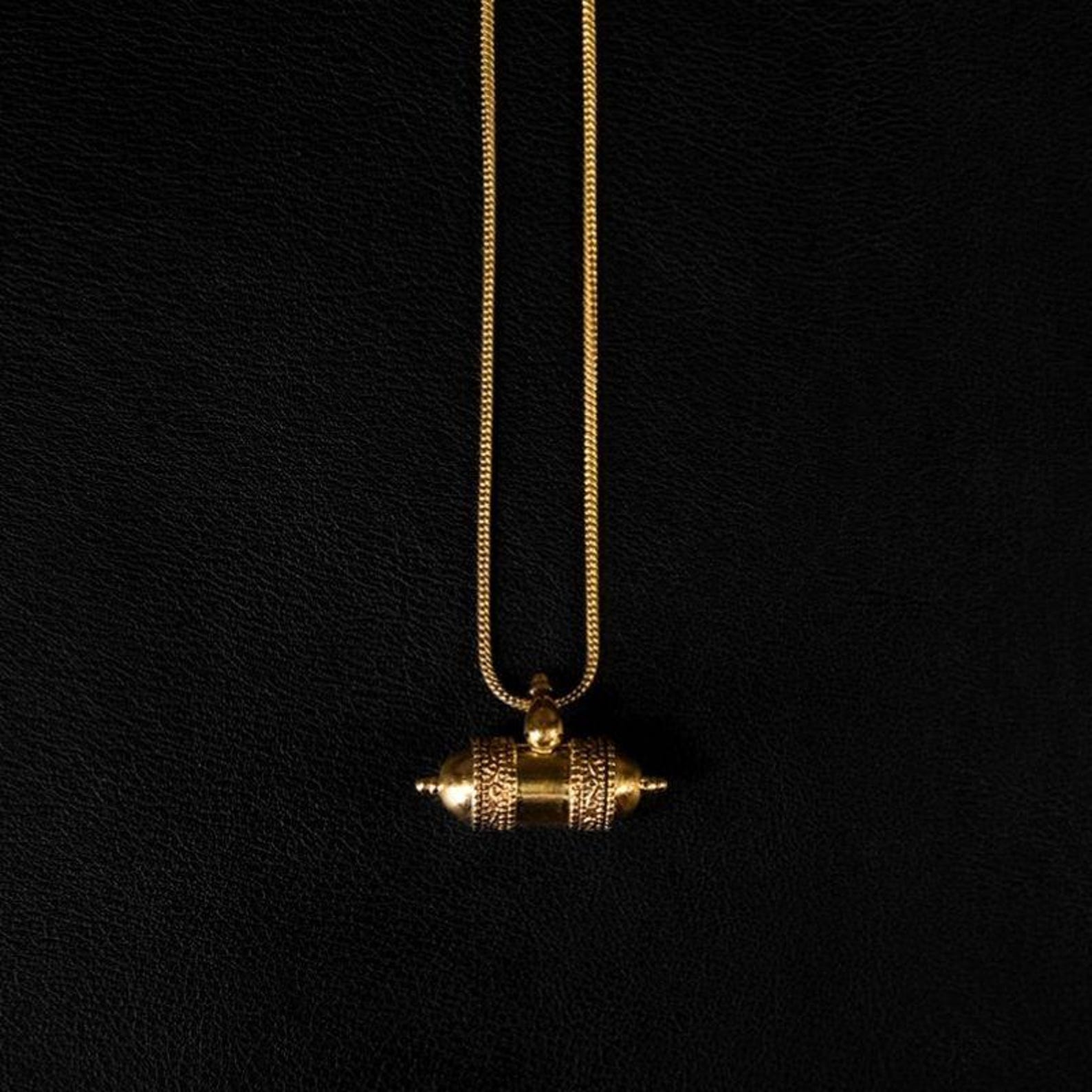 Temple Amulet | Pendant Necklace - Brass - Etsy
