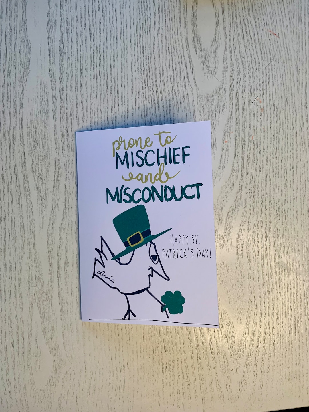 Mischief & Misconduct St. Patricks Day / “fun Fowl” Card Collection - Etsy
