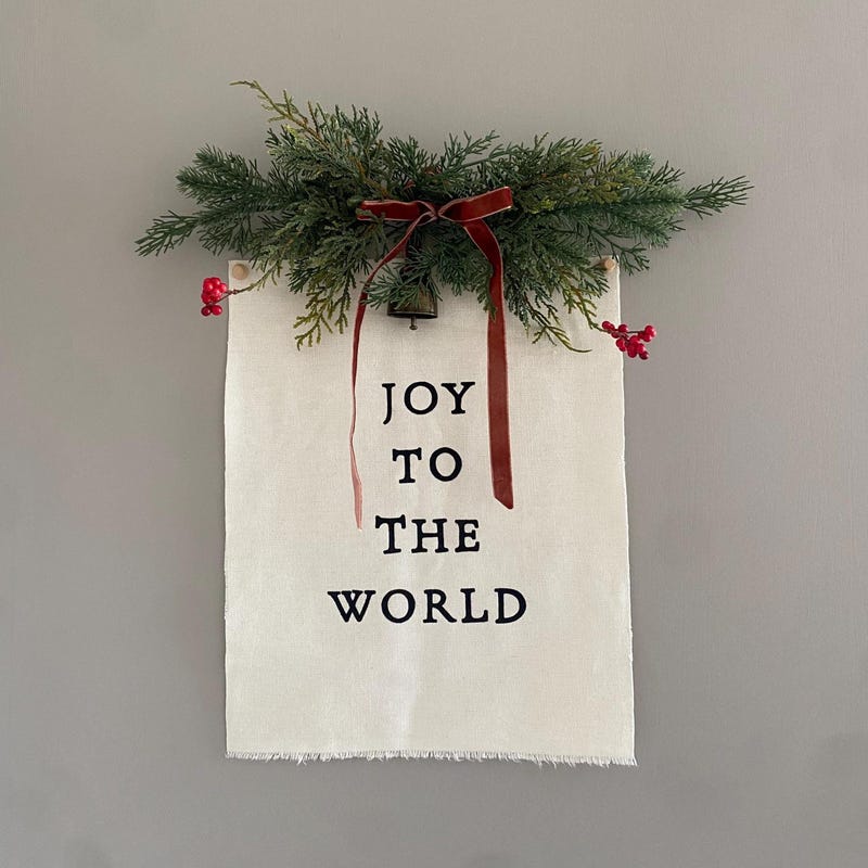 Joy to the World Banner - Etsy