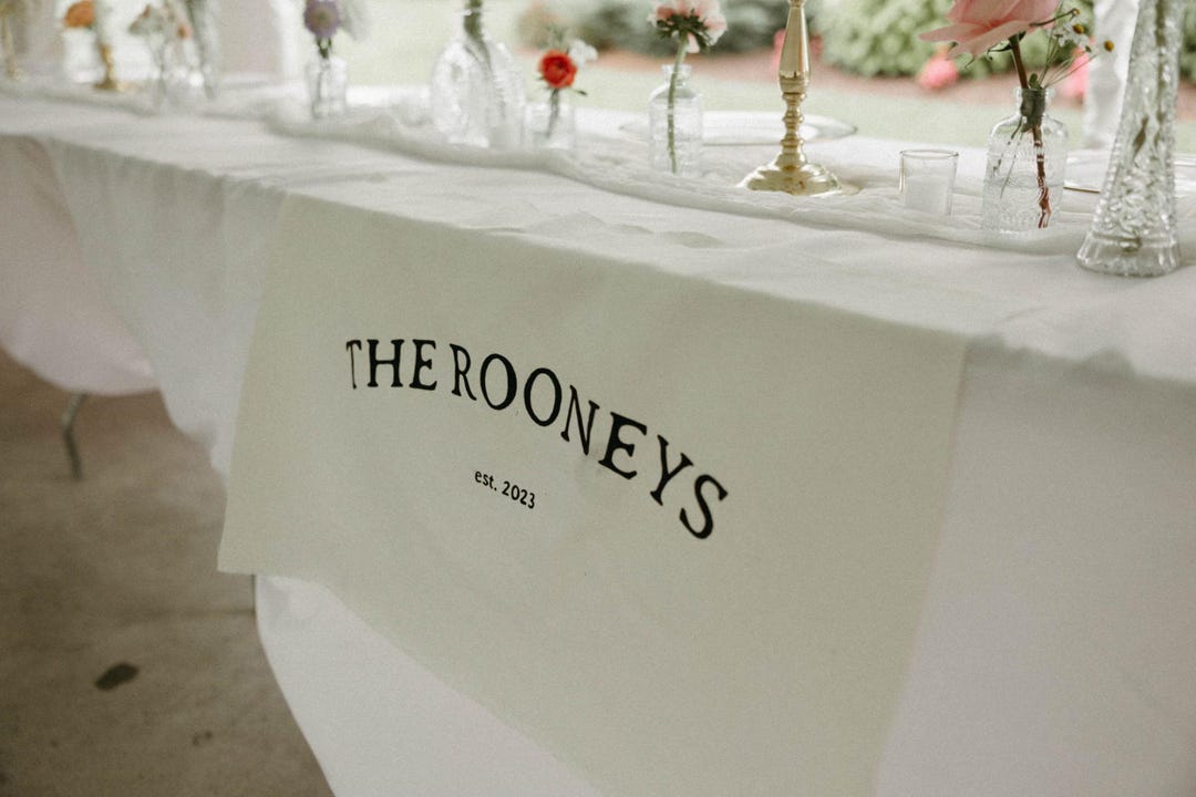 Hand Painted Canvas Banner Wedding Decor Banner Home Decor - Etsy