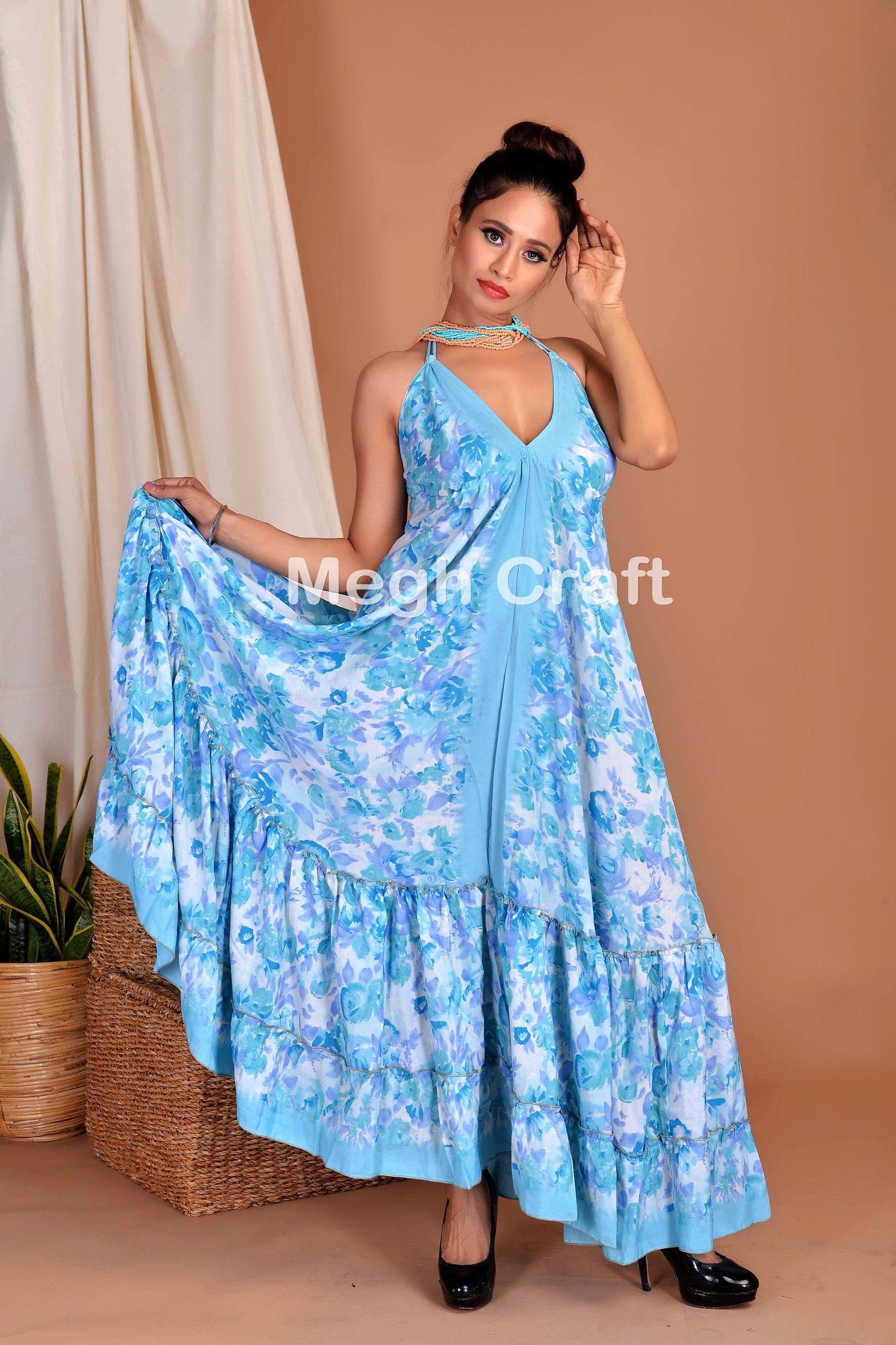 Boho Fashion Maxi Uno Dress US fashion Floral Maxi | Etsy