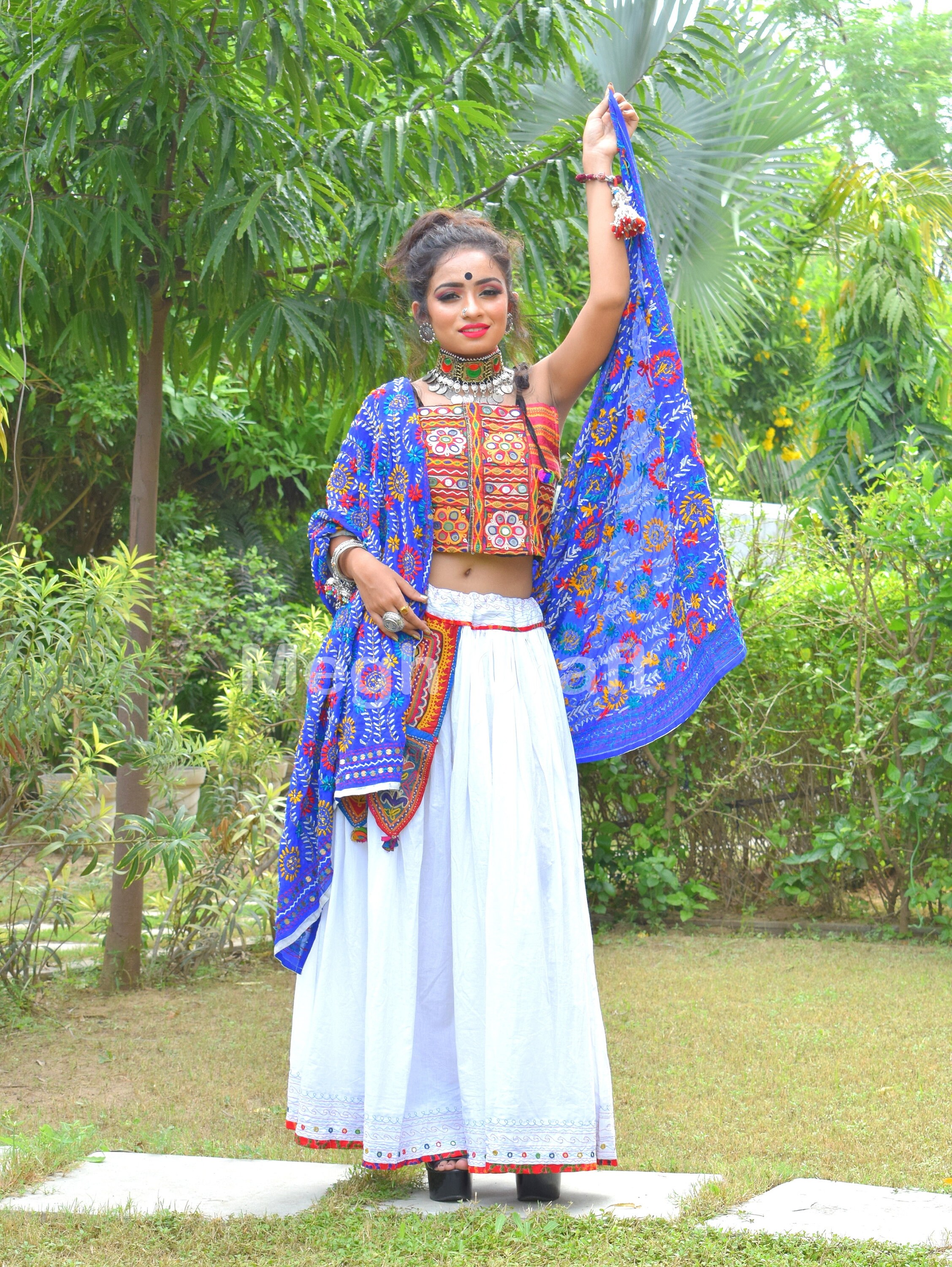 Designer Lehenga choli Tube Top blouse Boho Gypsy | Etsy