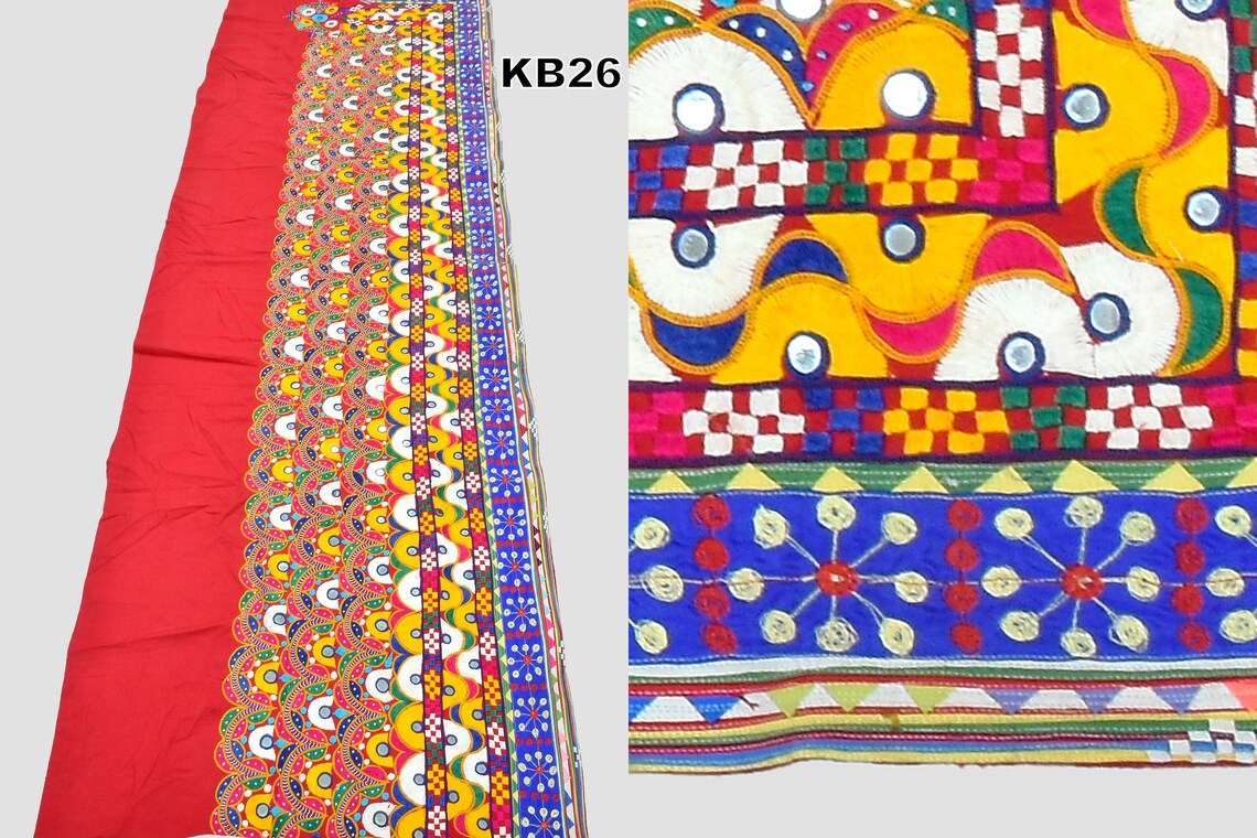 Floral Design Kutch Embroidery Borders Traditional Kutch | Etsy