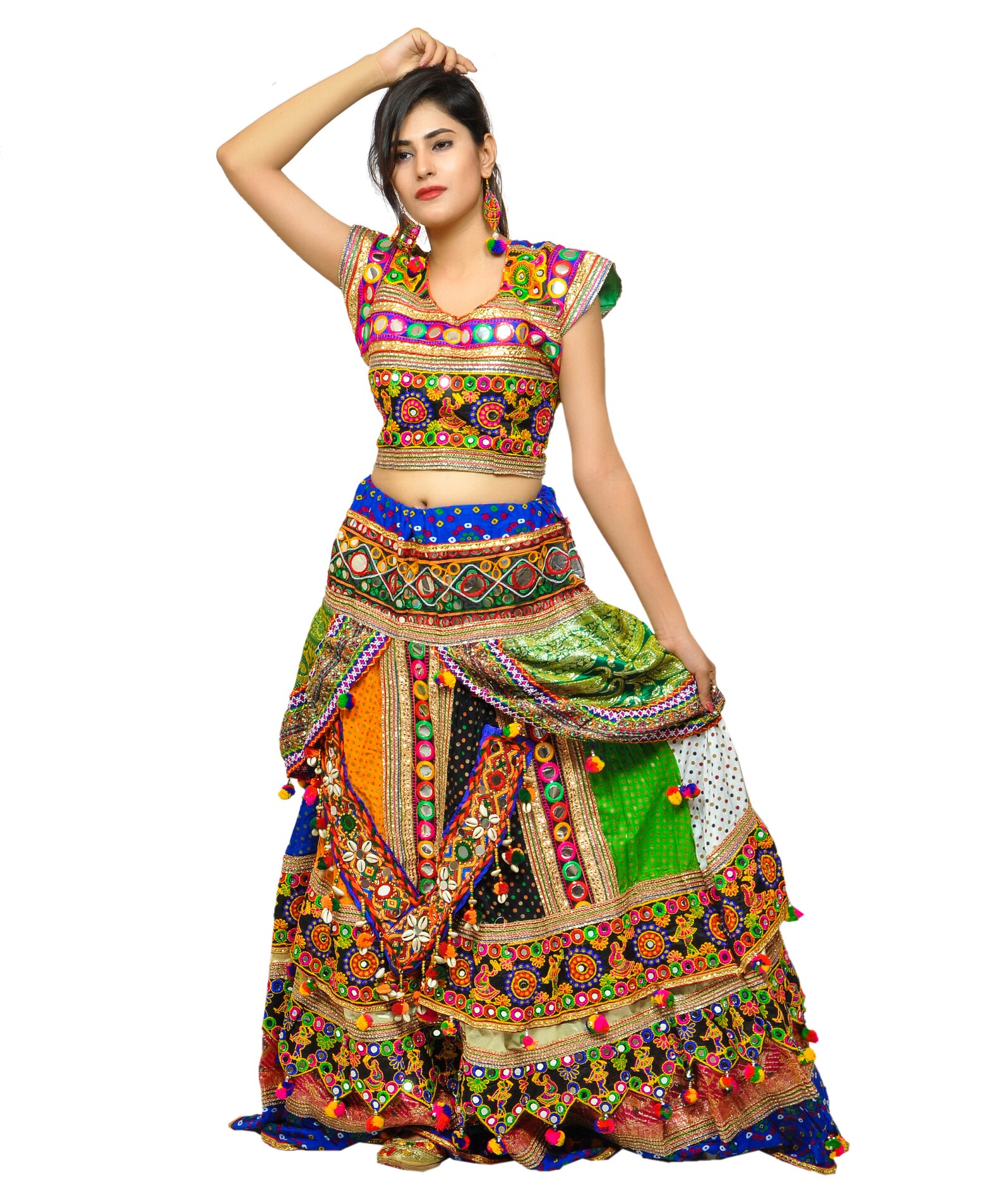 Indian Fusion Kutch Embroidered Banjara Style Chaniya Choli | Etsy