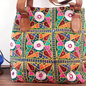Kutch Banjara Bag Hand Embroidered Mirror Work Shoulder Bag With ...