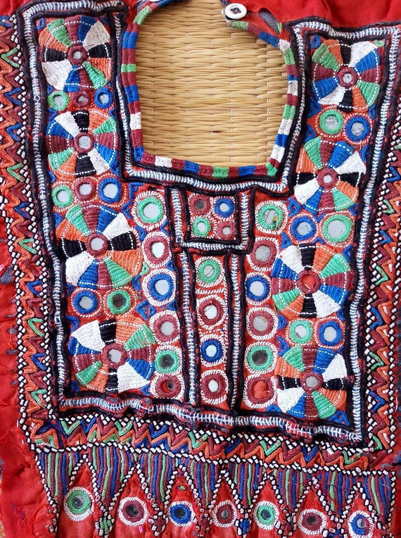 Kutch Rabari Embroidered Dresses Patches Indian Handmade Needle ...