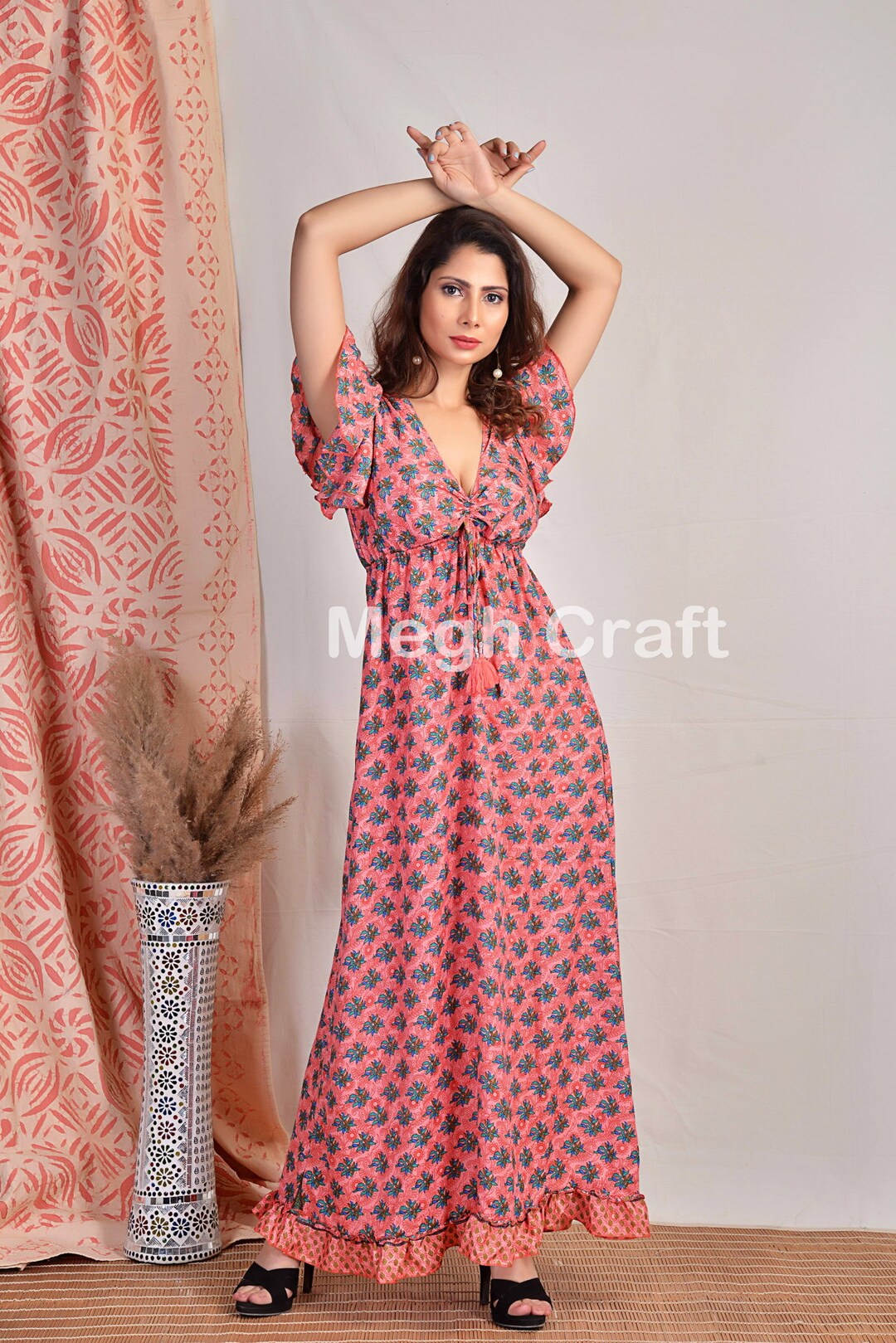 Pretty Hoco Dresses for Women Goddess Maxi Dress-floral Boho - Etsy