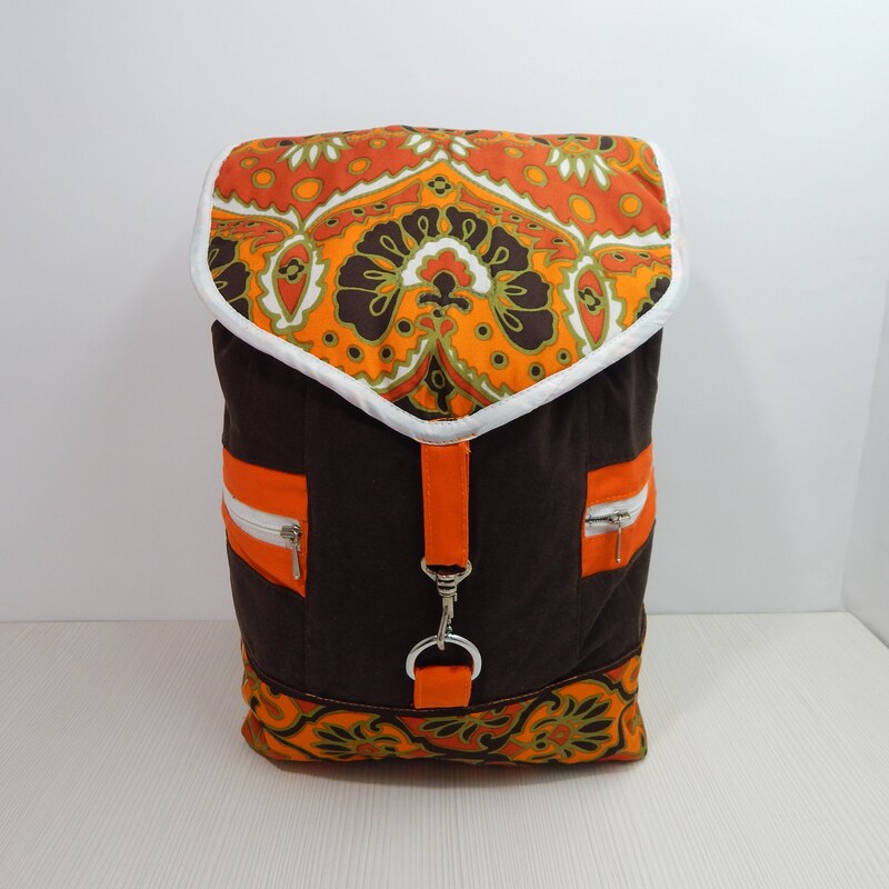 Fabric Backpack Women - Etsy