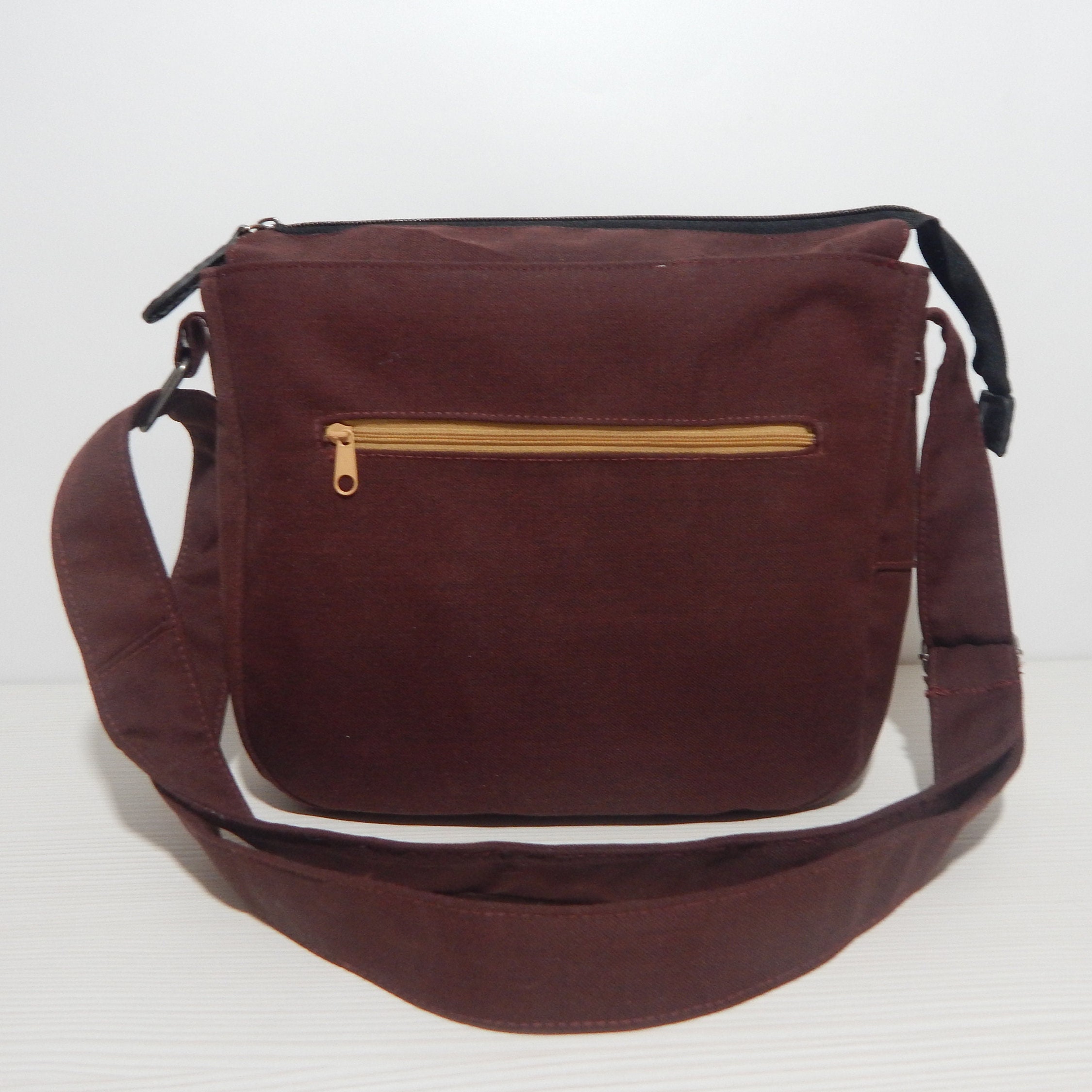 Upcycled Crossbody Bag Small Handmade Fabric Crossbody Bag for Women ...