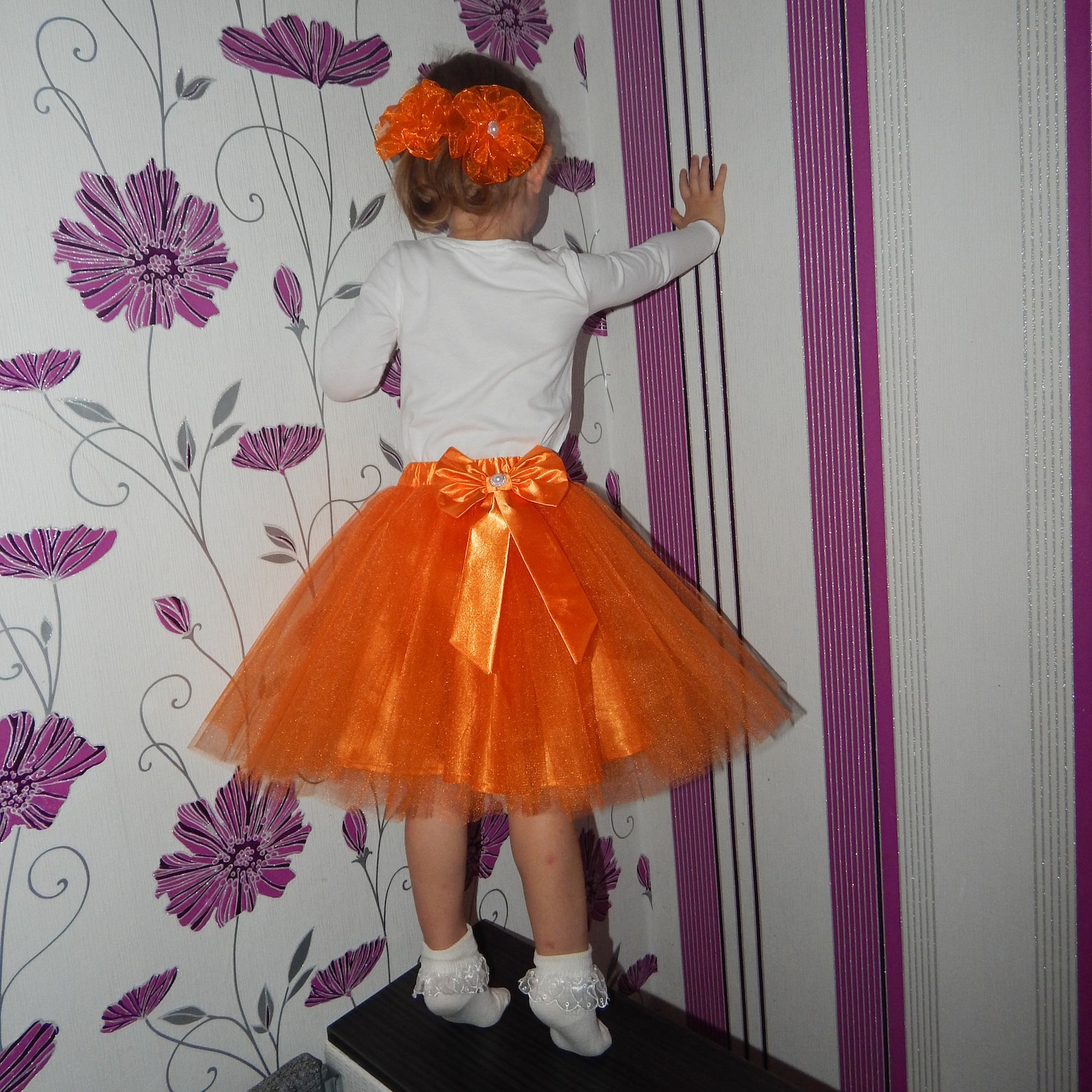 Orange Tutus for Girls, Baby Tutu Skirt, Ballerina Outfit Gift Birthday ...
