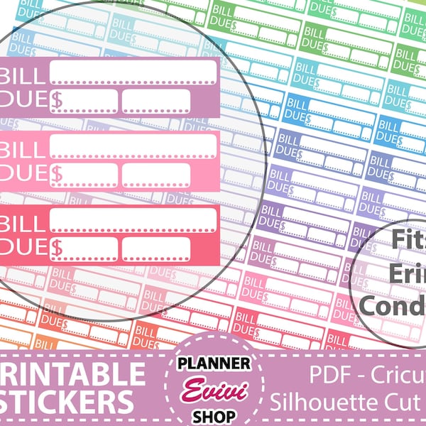 Invoice Stickers - Etsy