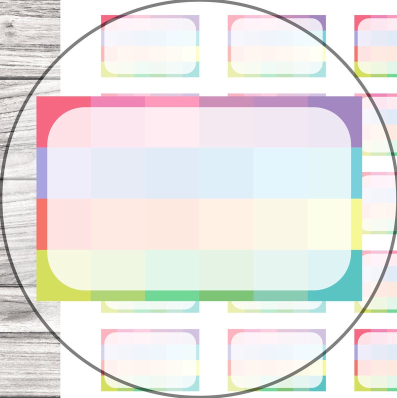 Erin Condren Full Boxes for Weekly Monthly Spread - Printable Stickers ...