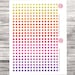 Printable Date Dots, Printable Planner Stickers, Date Dot Stickers,erin ...