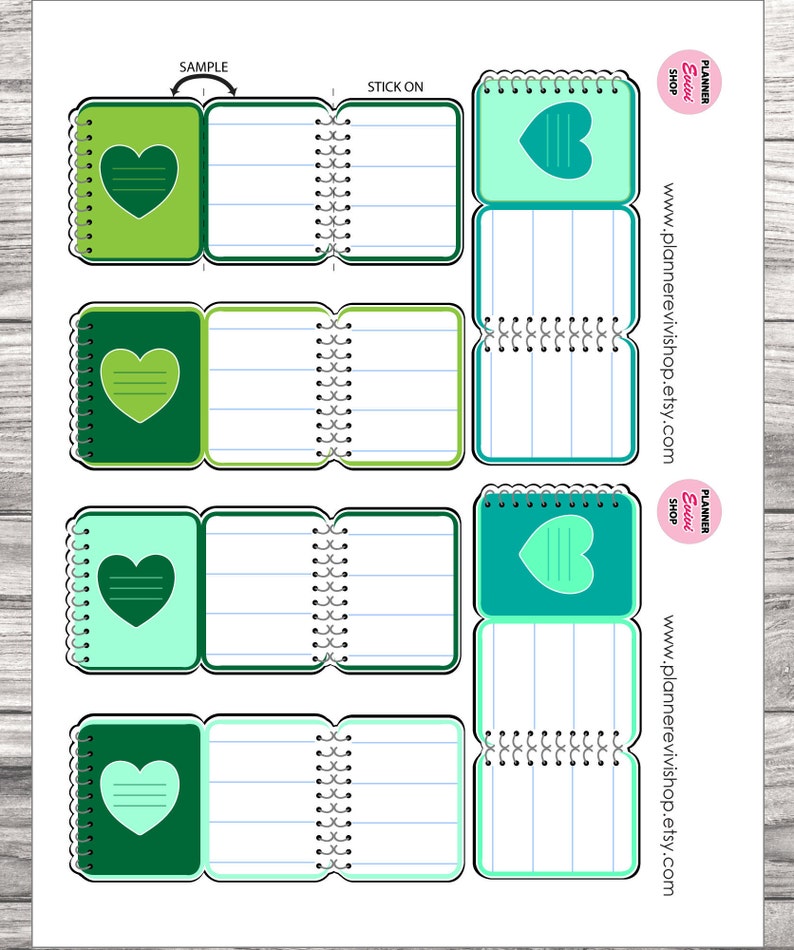3D Effect Sticker/printable Planner Stickers/erin Condren Planner ...