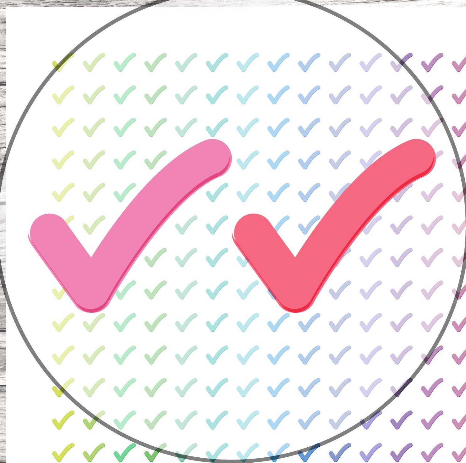 Printable Mini Check Mark Icons/planner Stickers/erin Condren/happy ...