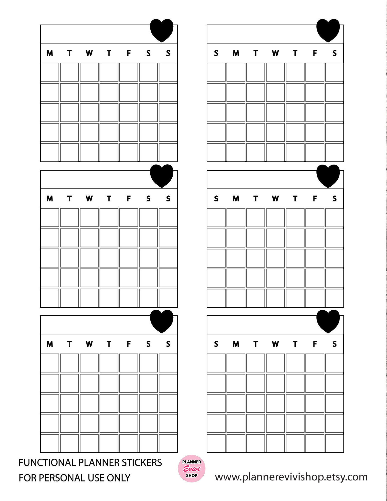 Printable Sticky Notes Printable Post It Notes, Planner Stickers ...