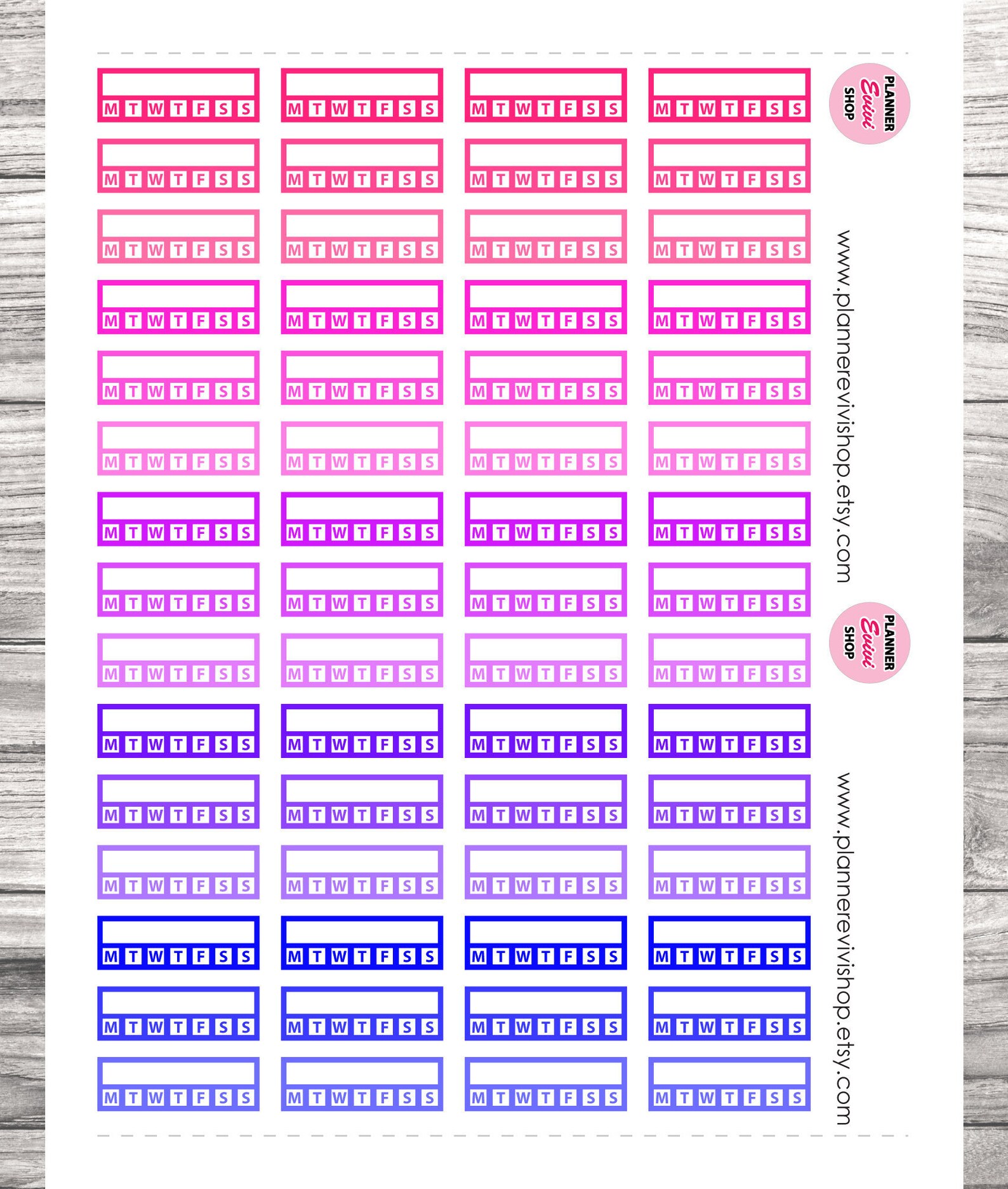Habit Tracker Printable Planner Stickers Chore Chart Weight | Etsy