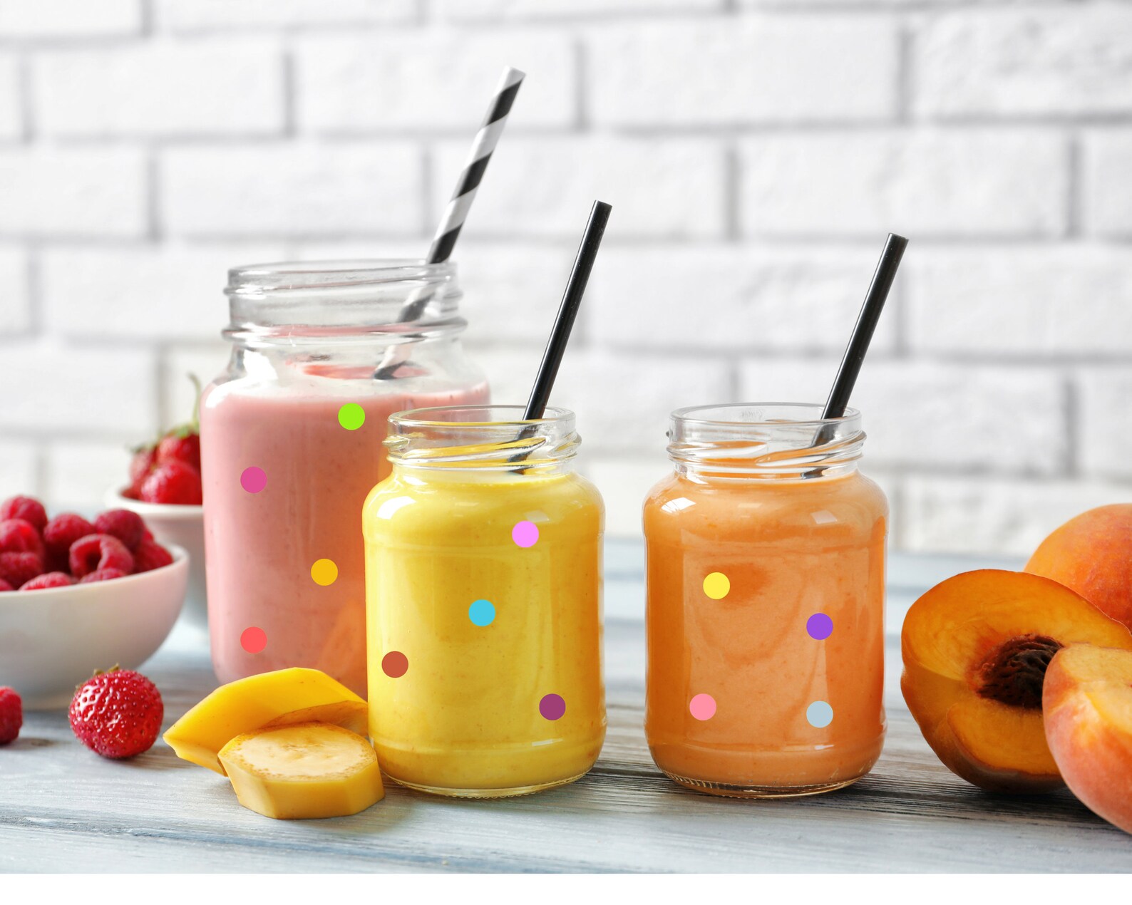 2500 Micro Dot Planner Stickers/tiny Dot Circles Printable Sticker/6 ...