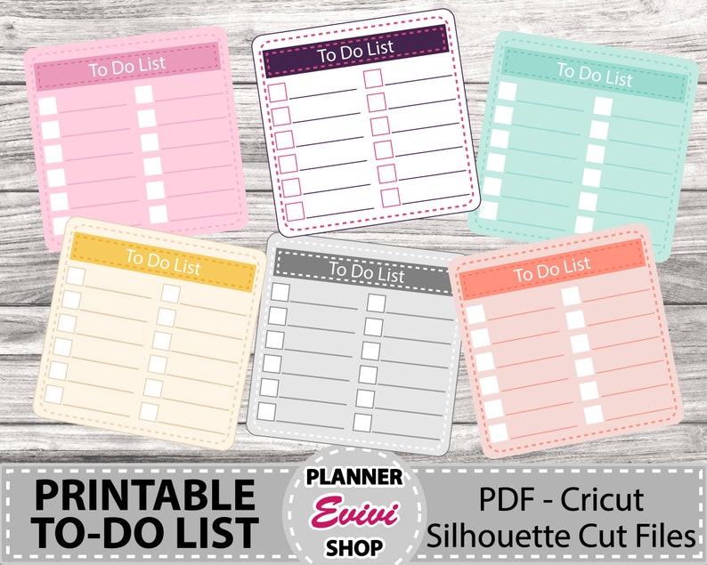 Printable To-do List, to Do List Notebook, Printable Agenda, Daily To ...