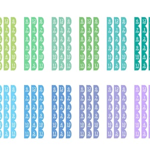 Hour Strips-printable Planner Stickers, Erin Condren,happy Planner ...