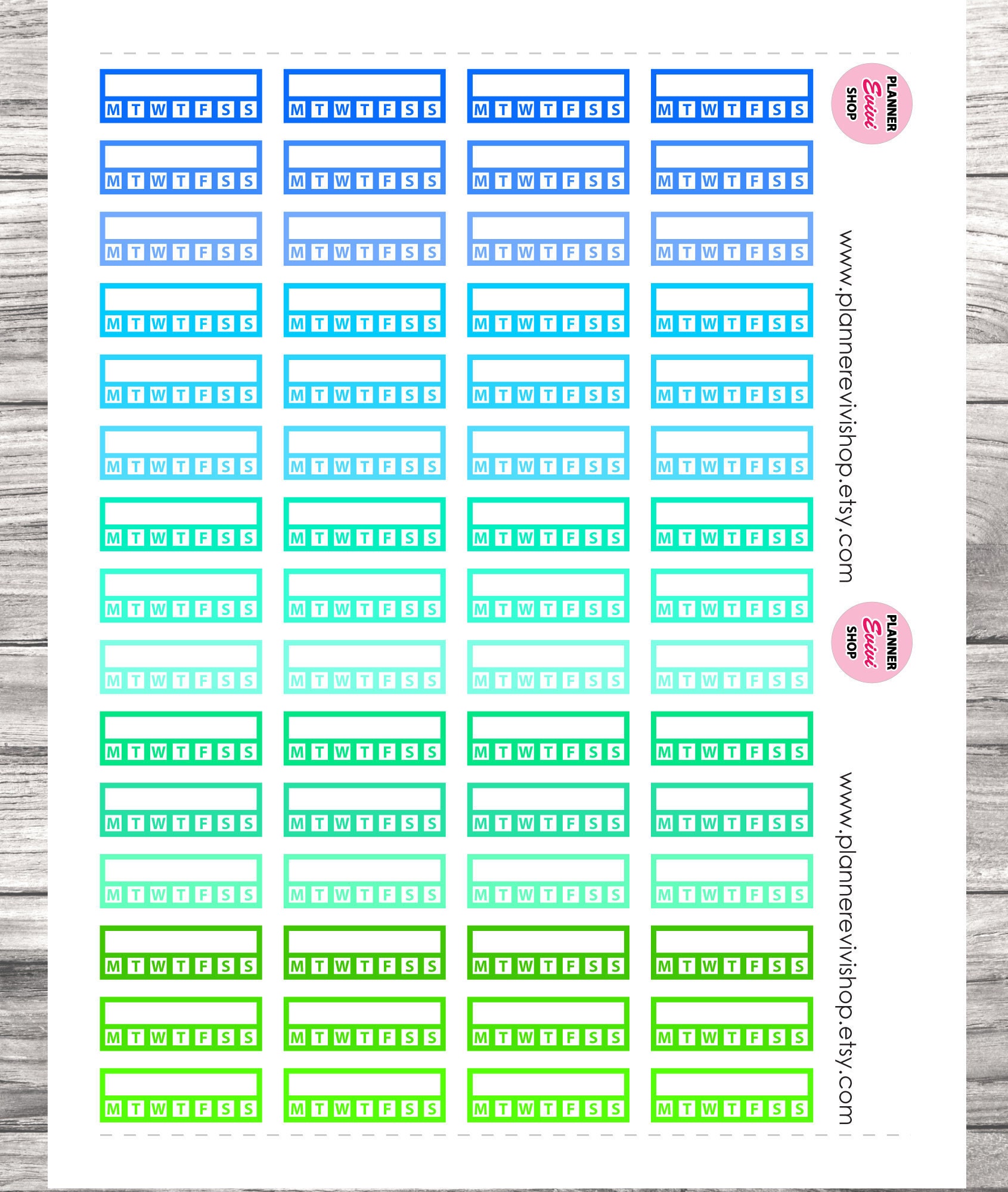 Habit Tracker Weekly Printable Planner Stickers Erin Condren Planner ...