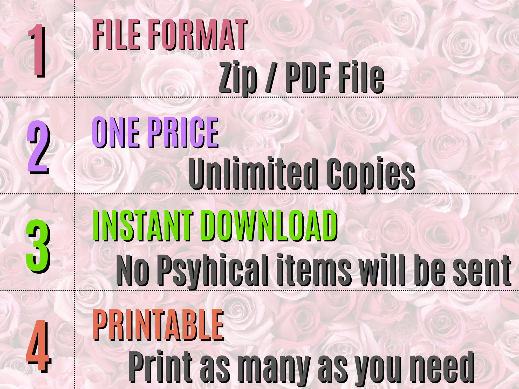 Hobonichi Weeks Horizontal MTWTFSS Strips/printable Planner Stickers ...